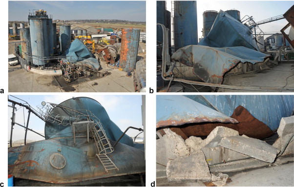 Catastrophic failure of a carbon steel storage tank due to internal ...